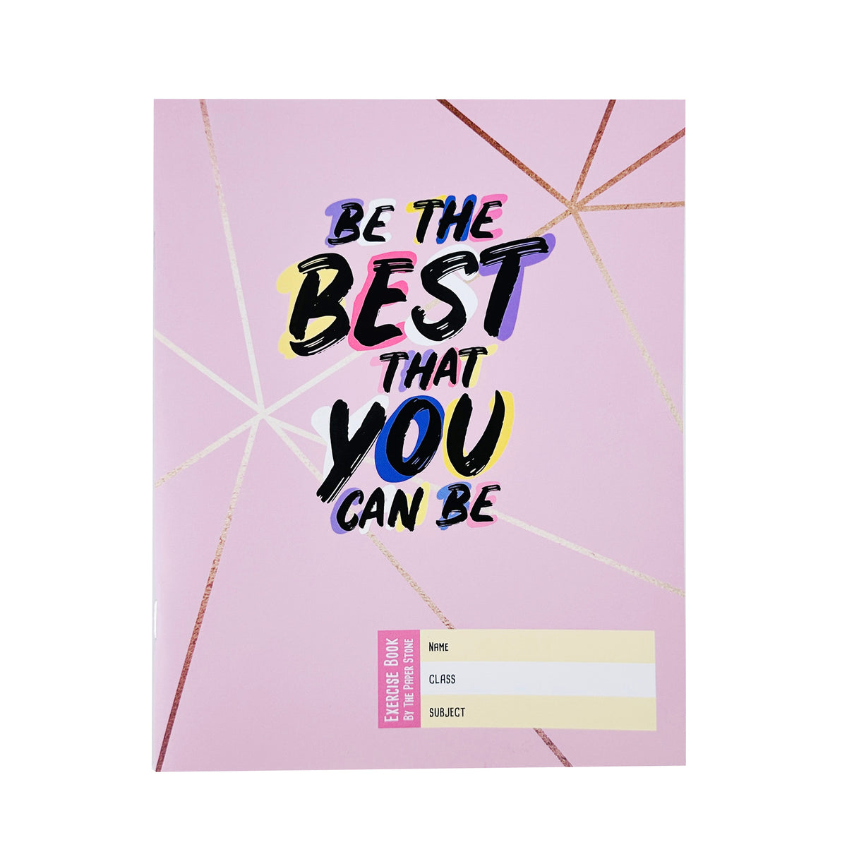 Exercise Book - Be the Best Pink – The Paper Stone