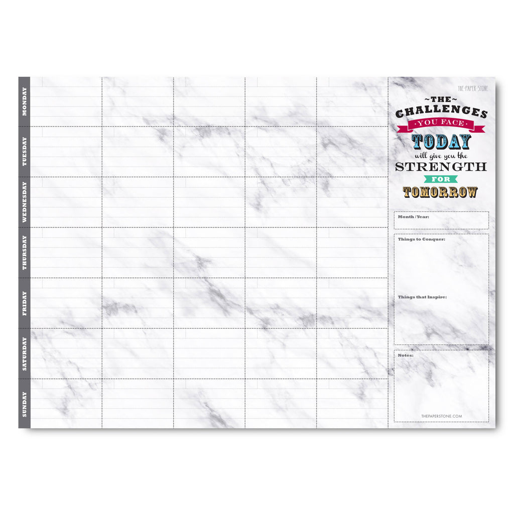 A4 Desk Planners – The Paper Stone